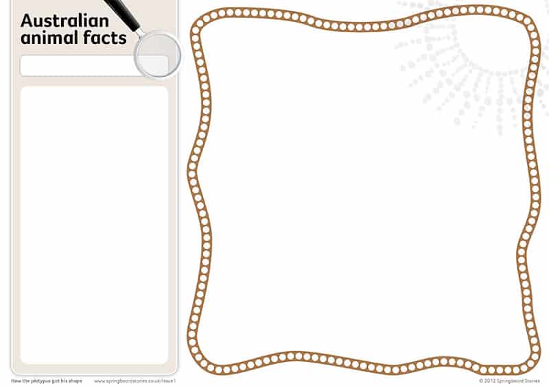 Springboard Stories - Australia animal fact cards